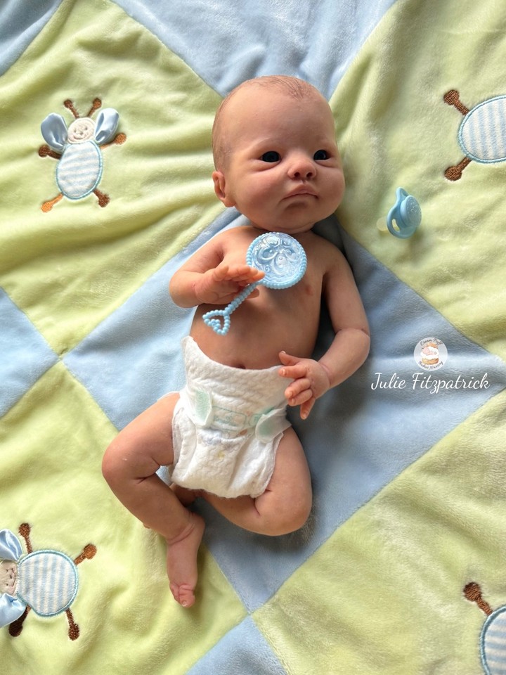 Full Body Silicone Baby Boy Ethan by Jennifer Costello DelCegno | eBay