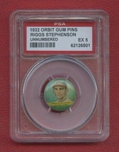 1932 Orbit Pins Unnumbered Riggs Stephenson - PSA 5 !!!! | eBay
