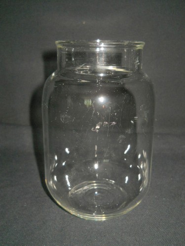 Glass 700mL Wide Mouth Flat Bottom Flask w/ 60mm ID Neck (94mm OD x ...