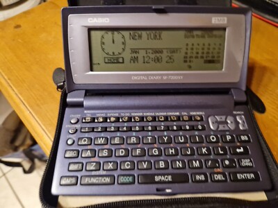 CASIO SF-7200SY Vintage Electronic Organiser Digital Diary top erhalten ...