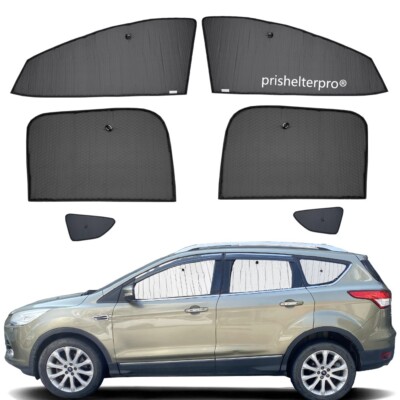 Fit For Ford Escape 2013-2019 Side Window Black Silver Camp Privacy ...