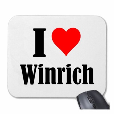 MOUSEPAD Mauspad I Love Winrich Ich Liebe Winrich | eBay.de