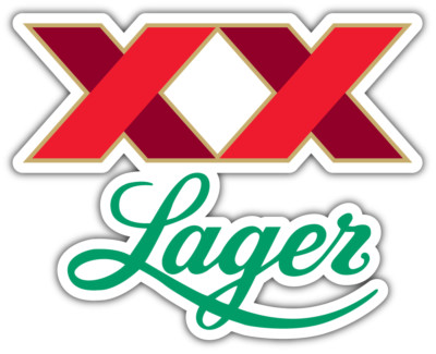 Dos Equis XX Lager Logo Sticker Car Bumper Decal - 9'', 12'' or 14'' | eBay