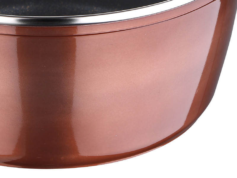 Bergner Pandora 5pc Copper Cookware Set Casserole Frying INDUCTION BG ...
