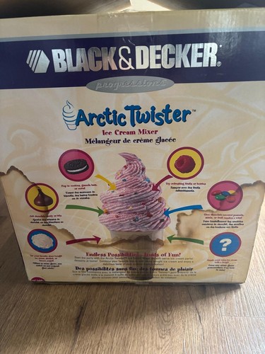 Black & Decker Arctic Twister Soft Serve ICe Cream Maker IC200 Summer ...
