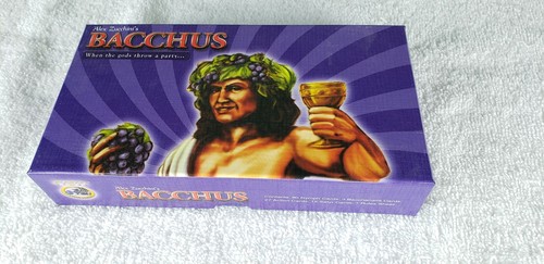 Bacchus card game by Alex Zucchini SEALED 3-5 players, ages 10+, 20-30 ...