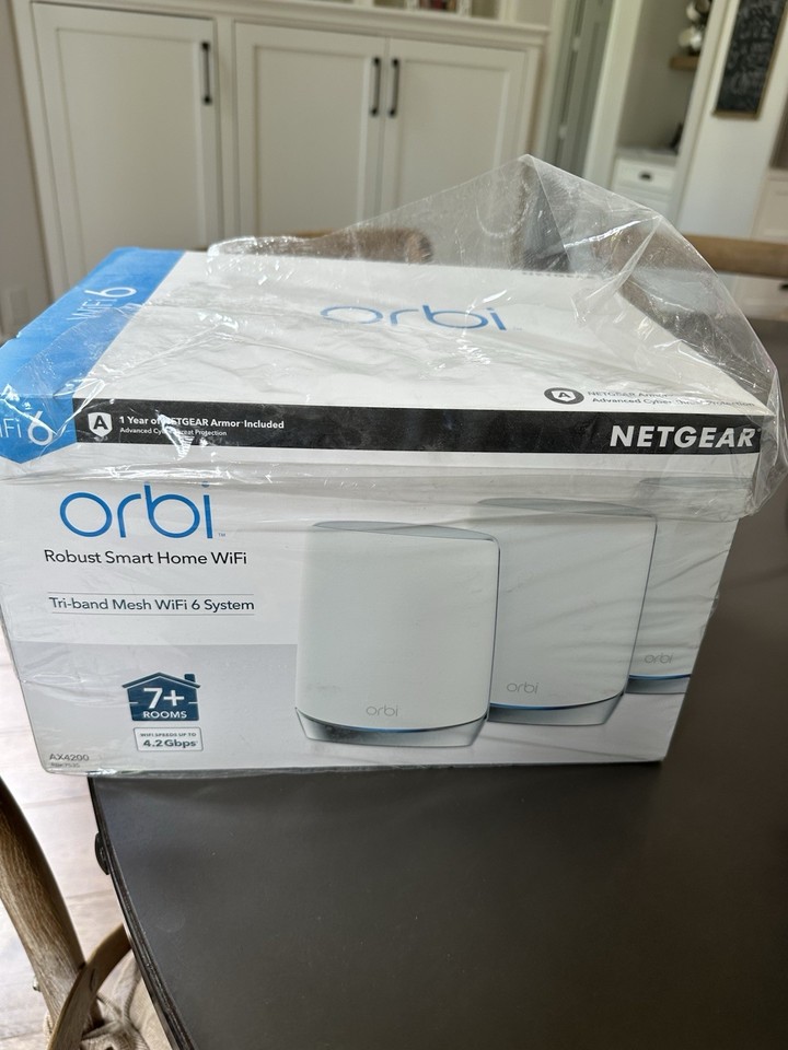 NETGEAR Orbi Whole Home Tri-band Mesh WiFi 6 System Used | eBay