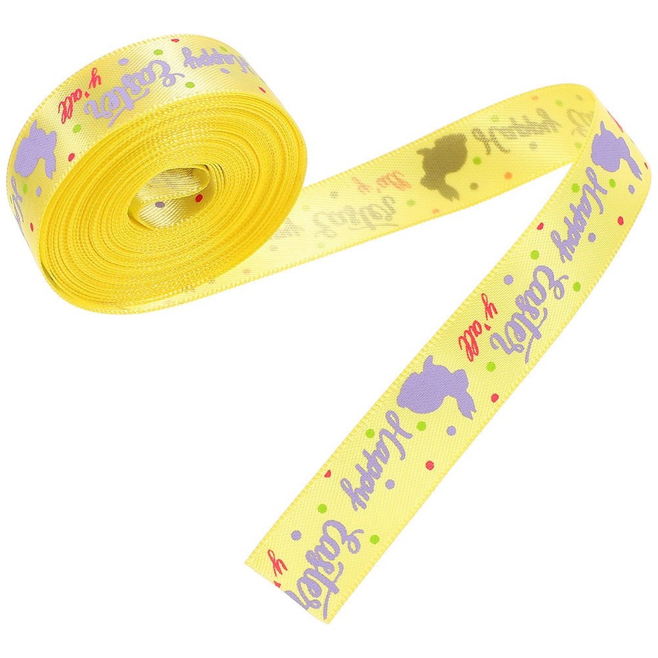 1 Roll Easter Ribbon Craft Ribbon Gift Box Package Ribbon for Gift ...