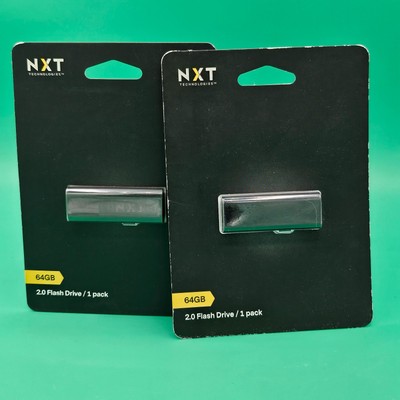 NXT USB 2.0 Flash Drive Portable Storage BRAND NEW SEALED Lot Of 2 SET ...