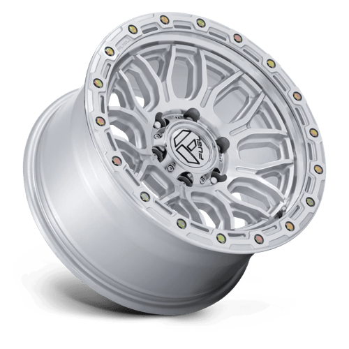 Fuel FC881 SURGE GLOSS SILVER W/ MACHINED FACE RIM 18x9 8x180 20 ...