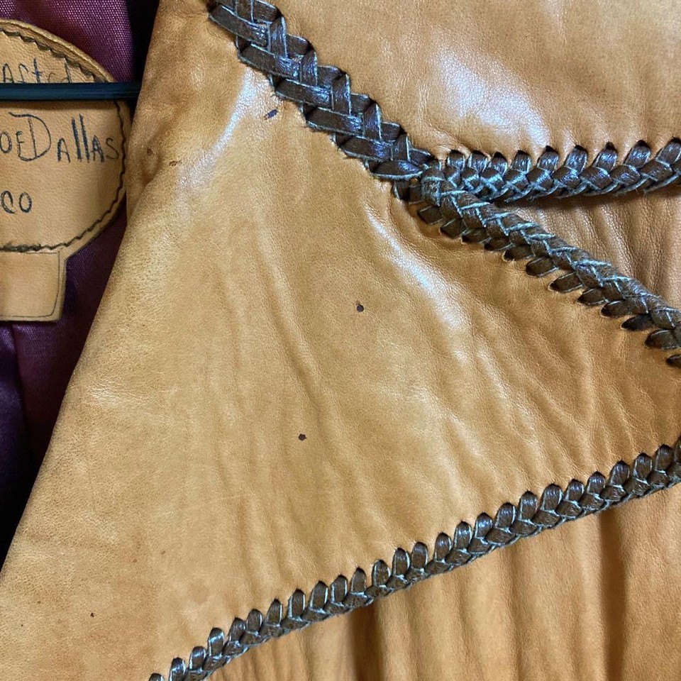 Vintage North Beach Style Leather Jacket Altman Dallas Mexico Deerskin ...