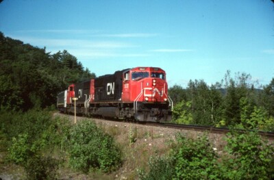 CN 5631 SD-75I #4 HEYDEN ON (CANADIAN NATIONAL) ORIGINAL SLIDE 08-08-02 ...