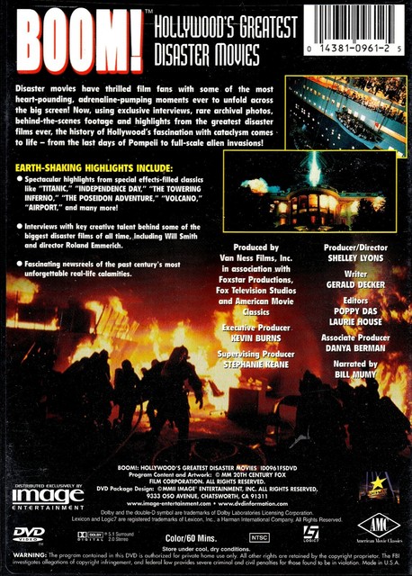 Boom Hollywoods Greatest Disaster Movies (DVD, 2002) for sale online | eBay