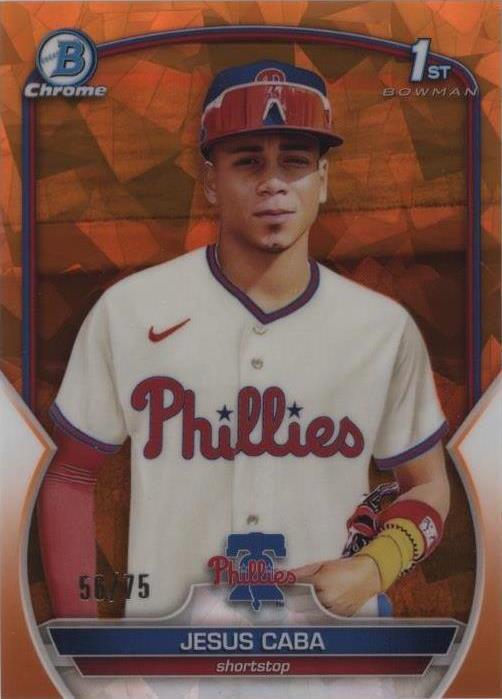 2023 Bowman Chrome Sapphire Edition - Prospects Starlyn Caba #BCP-164 ...