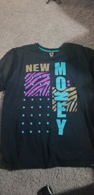 Mens Rocksmith TOKYO Shirt New Money Tee Black SZ XL FREE SHIPPING | eBay