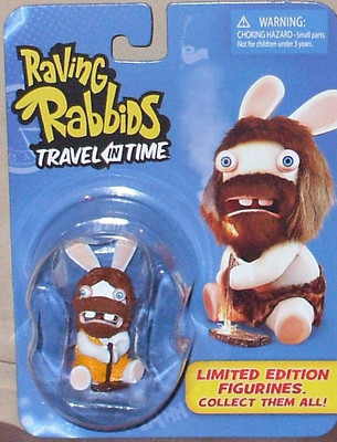 Raving Rabbids TRAVEL in TIME Limited Edition CAVEMAN mini action ...