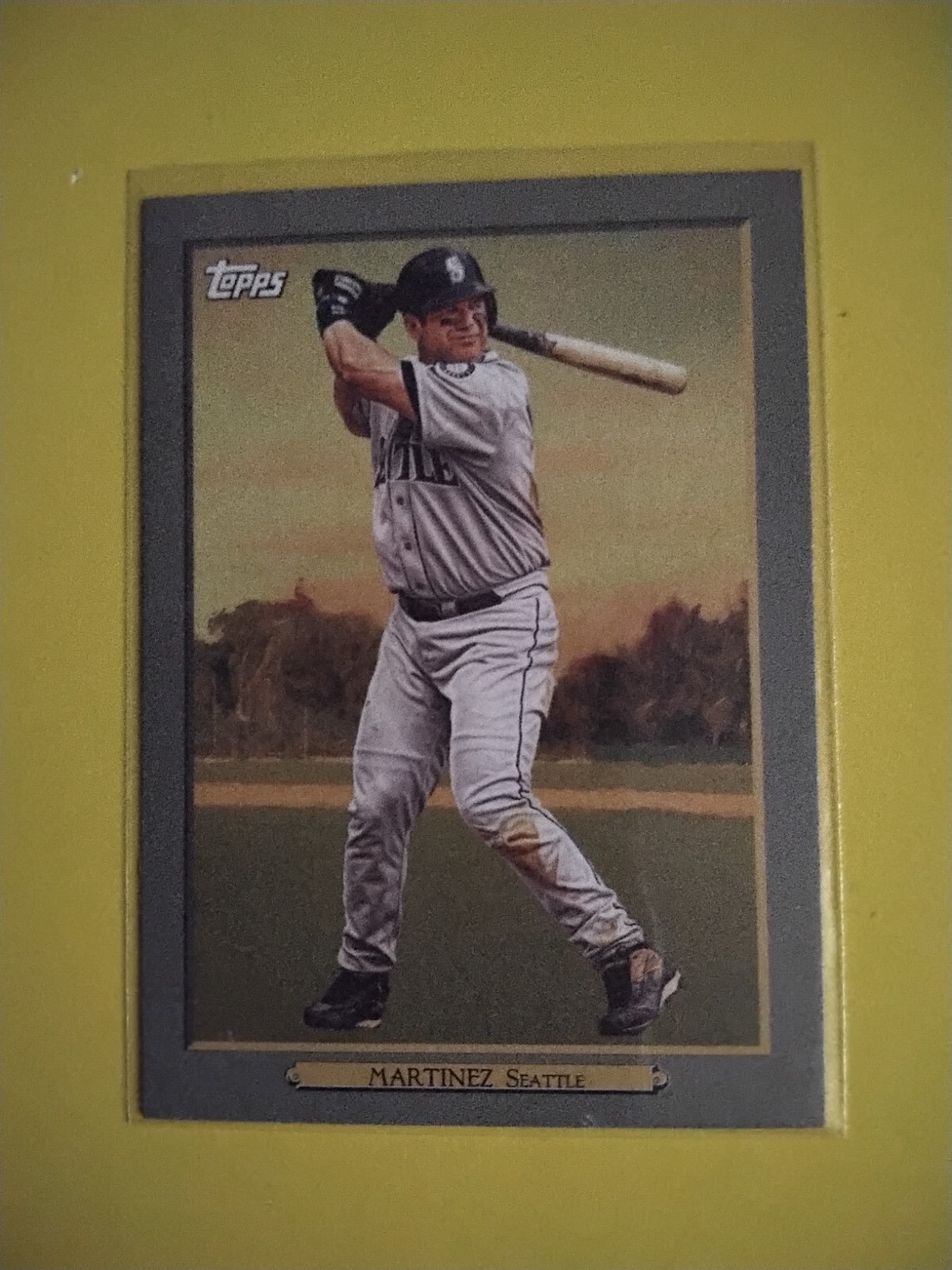 2020 Topps Turkey Red Edgar Martinez #TR-79 Seattle Mariners - HOF | eBay