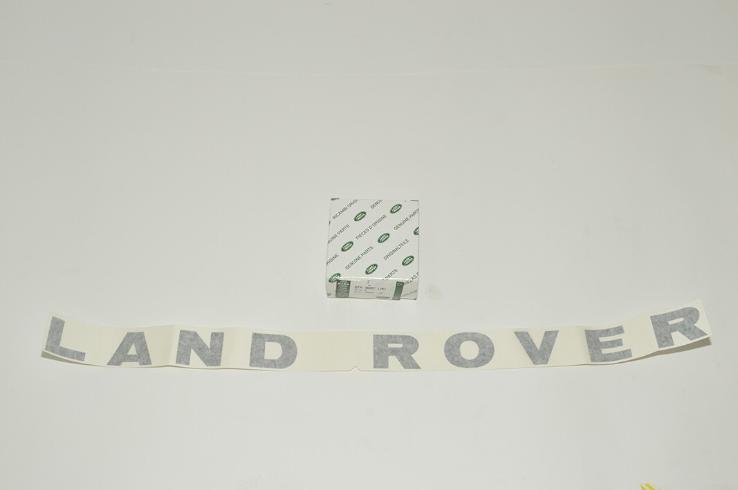 BTR9897MUK OEM LAND ROVER HOOD DECAL STICKER SILVER FOR DISCOVERY 1 | eBay
