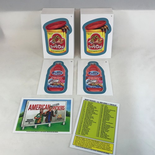 WACKY PACKAGES ANS 11 (2013) COMPLETE BLUE BORDER CARD SET VARIANTS (110 TOTAL) | eBay