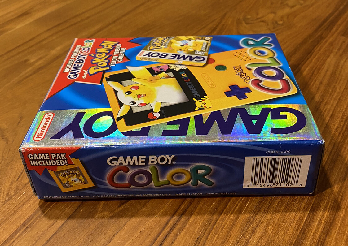 Nintendo Game Boy Color Pok mon Edition Handheld System - Yellow for ...