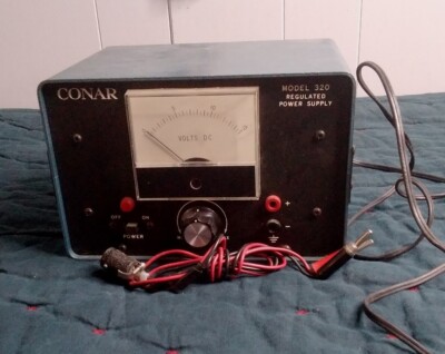 Vintage Conar Regulated Power Supply #320 - WORKS | eBay