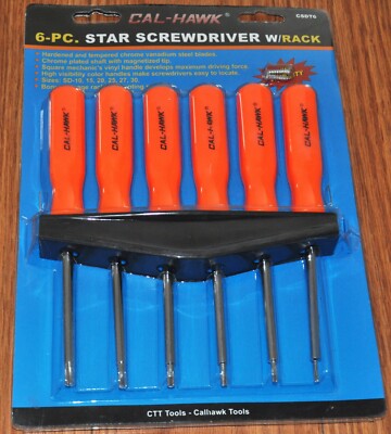 New 6 pc Torx Magnetic Screwdriver Star Set T10 T15 T20 T25 T27 T30 ...