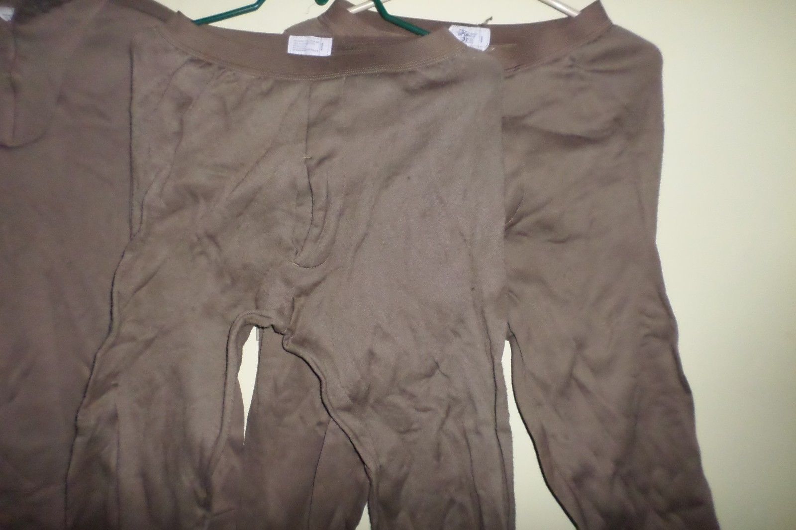 Polypro Brown Polypropylene ECWCS PANTS BOTTOMS Thermals Cold Weather ...
