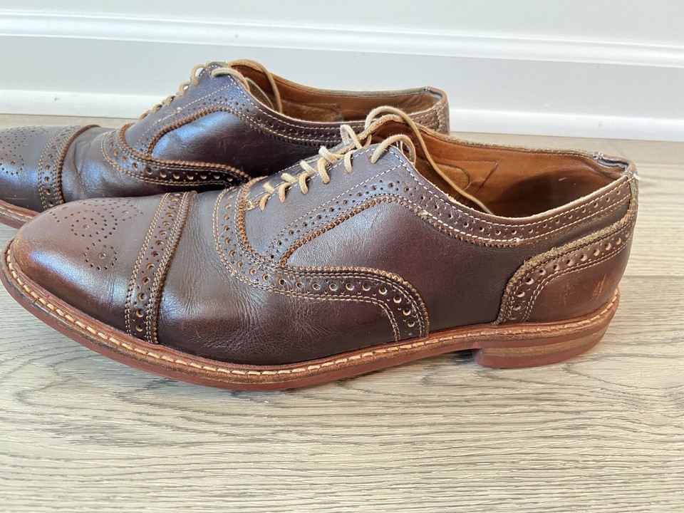 Allen Edmonds Strandmok Oxford Cap-toe Shoes- Brown - Men's Size 11 ...