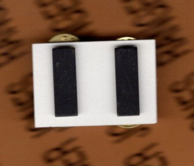 NAVY USMC 1LT Lieutenant Junior Grade LTJG 0-2 rank mini sized blacked ...