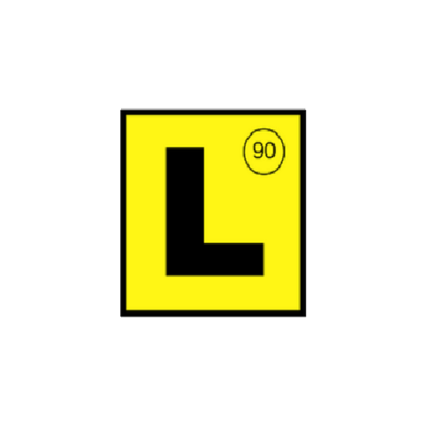 Magnetic L Plate -NSW Au 2pk Driver Magnetic yellow L Plates Brand New ...