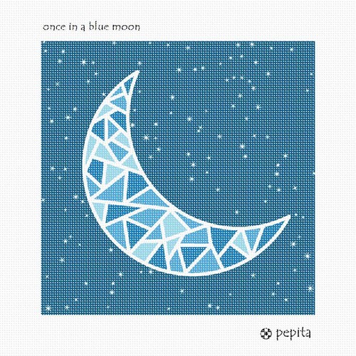 Once In A Blue Moon Needlepoint Kit or Canvas | eBay