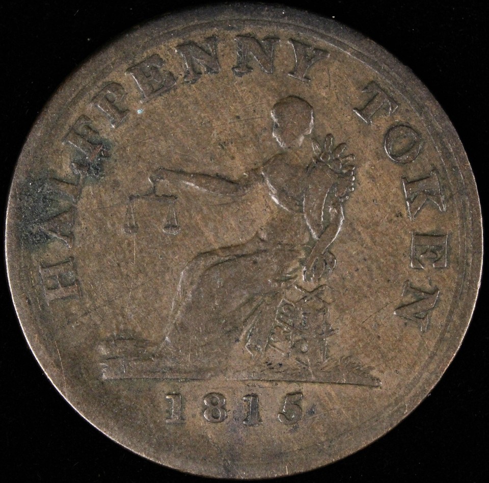 1815 Half Penny Copper Charelton #LC56B1 | eBay