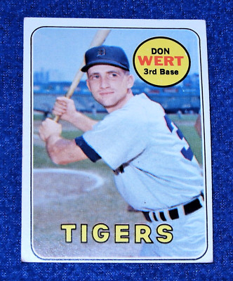 Don Wert * 1969 Topps Baseball - #443 🐯 Detroit Tigers 🐯 Ex+ | eBay