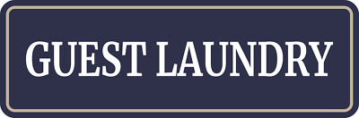 Standard Plus Guest Laundry Door or Wall Sign | Hospitality Washing ...