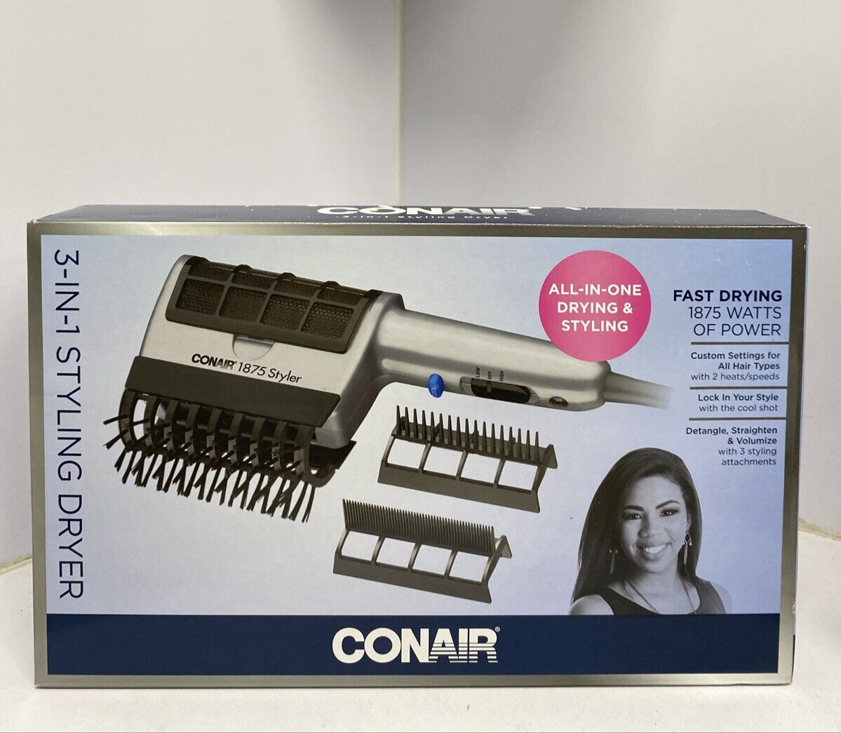 Conair 3-in-1 Styling Hair Dryer 1875W | eBay