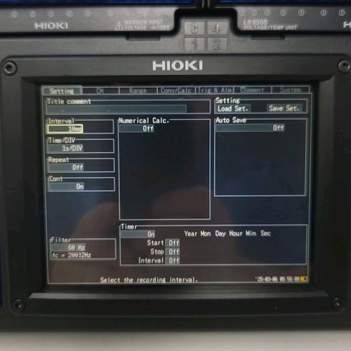 Hioki LR8400-20 Memory HiLogger Data Logger w/ (2) LR8500 Voltage Temp ...