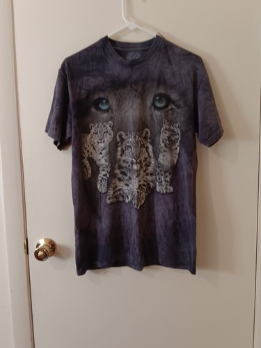 The Mountain Snow Leopard Shirt Grey Tie-Dye (M) | eBay