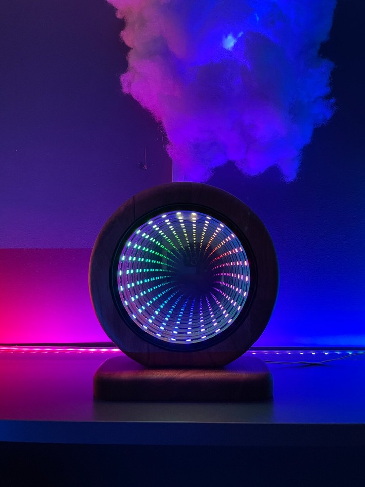 Infinity Mirror Desk Lamp, Stargate Portal, RGB Night Light, Portal ...