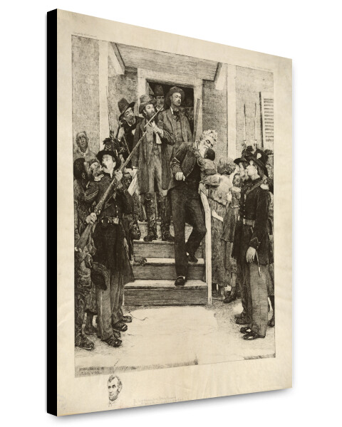 Canvas Print: Last Moments Of John Brown, Execution, 1885 | eBay
