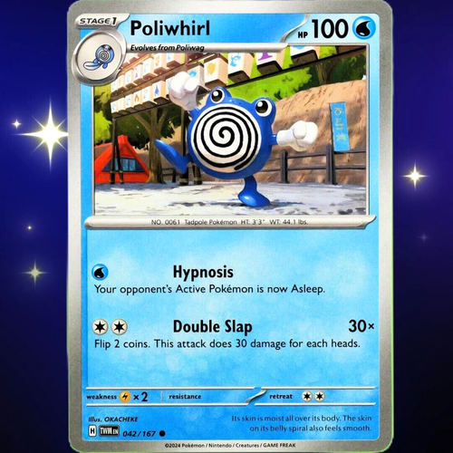 Poliwhirl - Common - Pokemon TCG Scarlet & Violet Twilight Masquerade ...