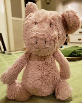 Jellycat London Pink Piper Bashful Pig 12" Tall Stuffed Animal Plush | eBay