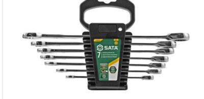 7-Piece Metric 120 Position Professional Ratcheting Wrench Set Sata | eBay