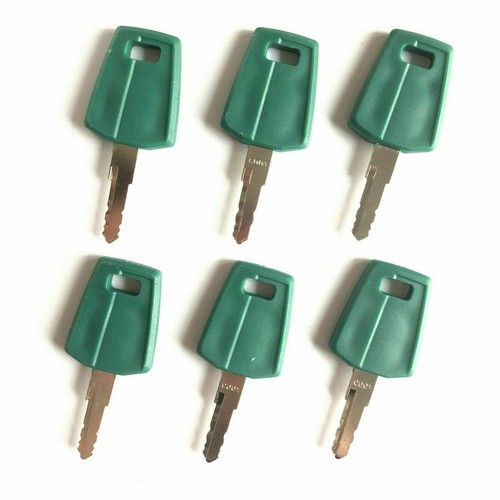 6Pc key For Volvo F series Wheel Loader ,Excavator Ignition Keys C001 ...
