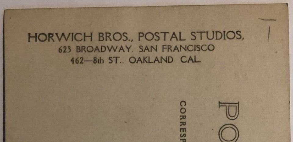 Antique Postcard RPPC, Portrait 3 Men, Horwich Studios, AZO, Unposted ...