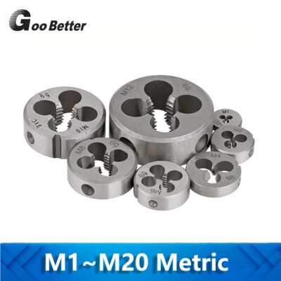 Metric M1-M20 Thread Cutting Die Round Threading Dies M2 M3 M4 M5 M6 M8 ...
