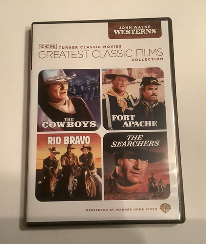 TCM Greatest Classic Films Collection: John Wayne Westerns 4 DVD Set w ...