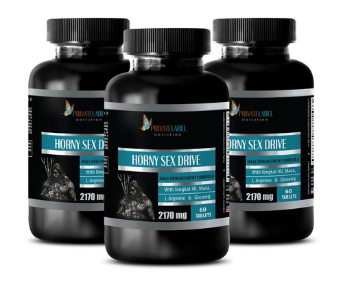 Male Testosterone Booster Horny Sex Drive Tribulus 750 3 Bottles 742025094601 Ebay
