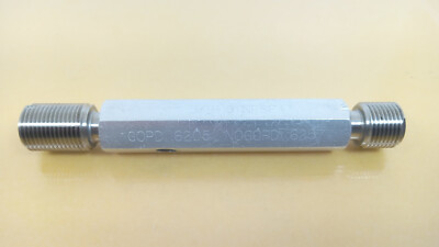3/8 18 NPSF THREAD PLUG GAGE SET GO .6205 / NO GO .6257 INSPECTION ...