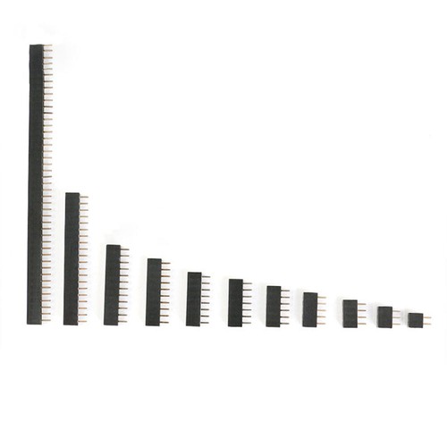 Single Row Female Straight Plug Seat PCB Pin Connector 2.0mm Pitch 1x2P ...