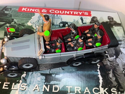 King & Country - Wheels and Tracks. WW2 Axis German Leader and Staff ...